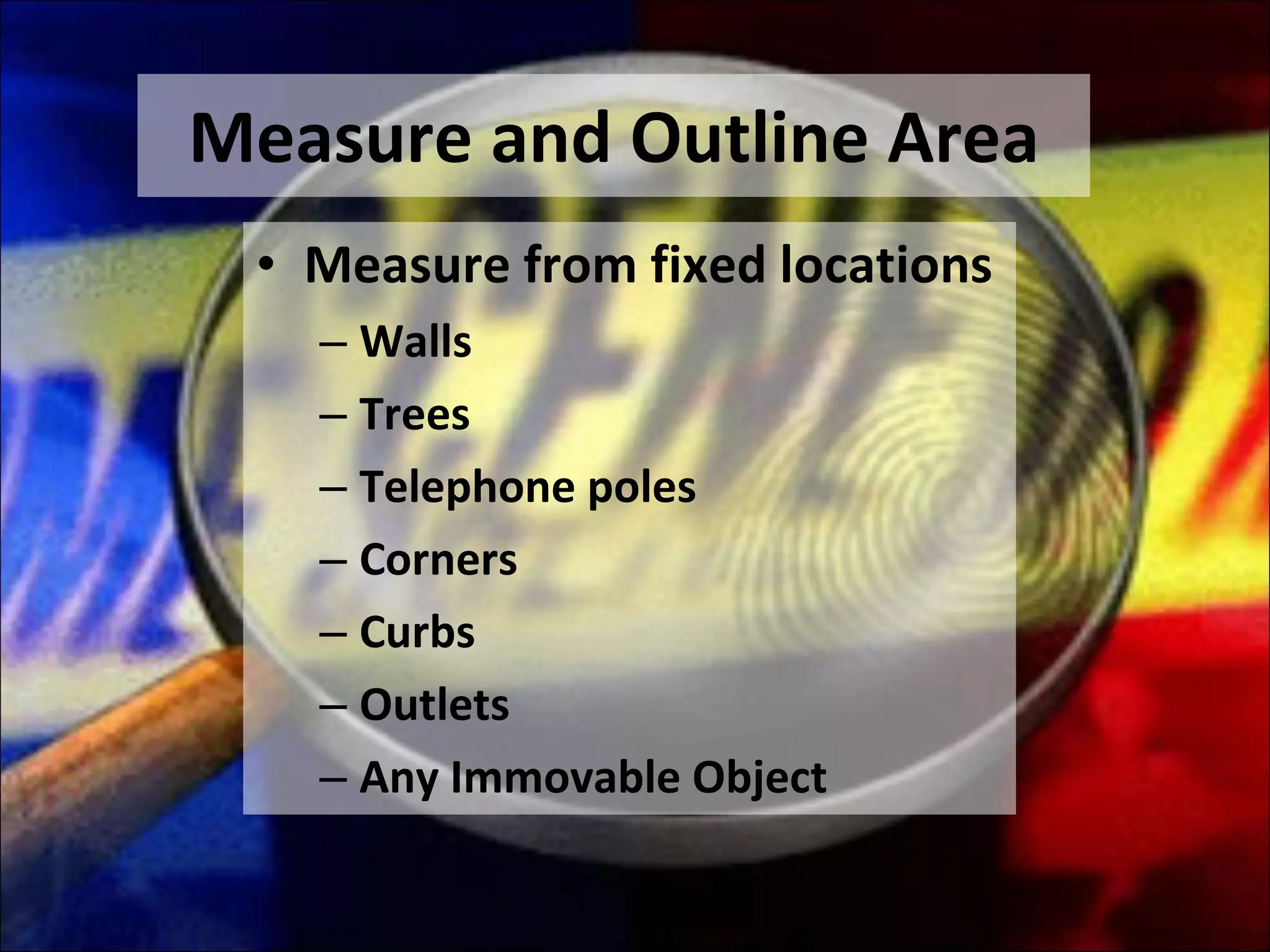 Crime scene sketching basics | PPT
