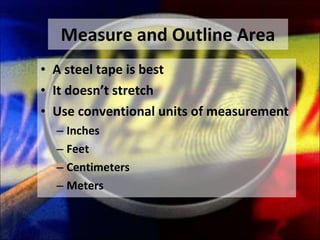 Crime scene sketching basics | PPT