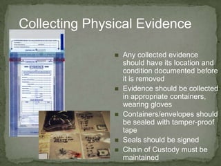 Crime scenes presentation | PPTX