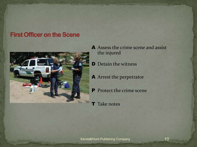 Crime scenes presentation | PPTX