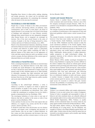 Crime and Anomic Behavior | PDF