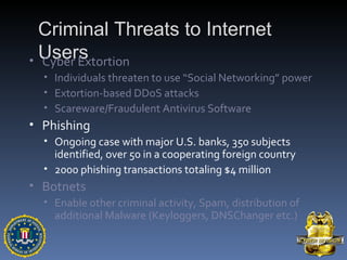 FBI And Cyber Crime | Crime Stoppers International | PPT