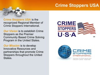 Crime Stoppers Usa Powerpoint | PPT