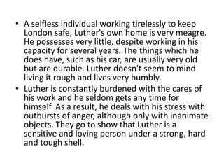 Crime television case studies luther | PPTX