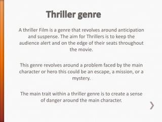 Crime & thriller genre | PPTX