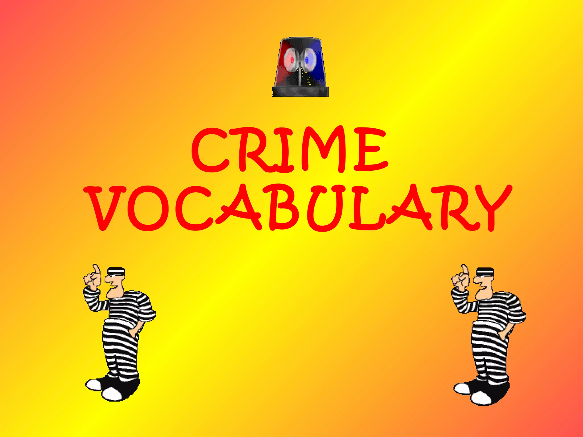 Crime vocabulary | PPT