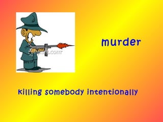 Crime vocabulary | PPT