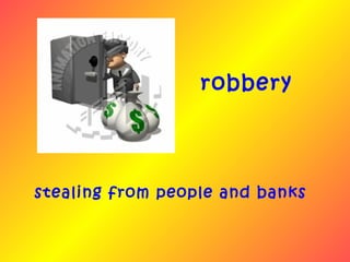 Crime vocabulary | PPT