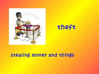 Crime vocabulary | PPT