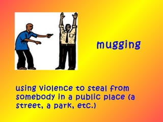 Crime vocabulary | PPT