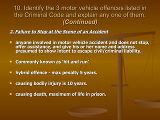 Criminal Code Test Review | PPT