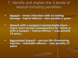 Criminal Code Test Review | PPT