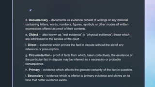 JURISPRUDENCE_Criminal-Evidence-introduction.pptx