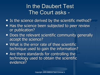 Criminal Investigations (Part One) | PPT