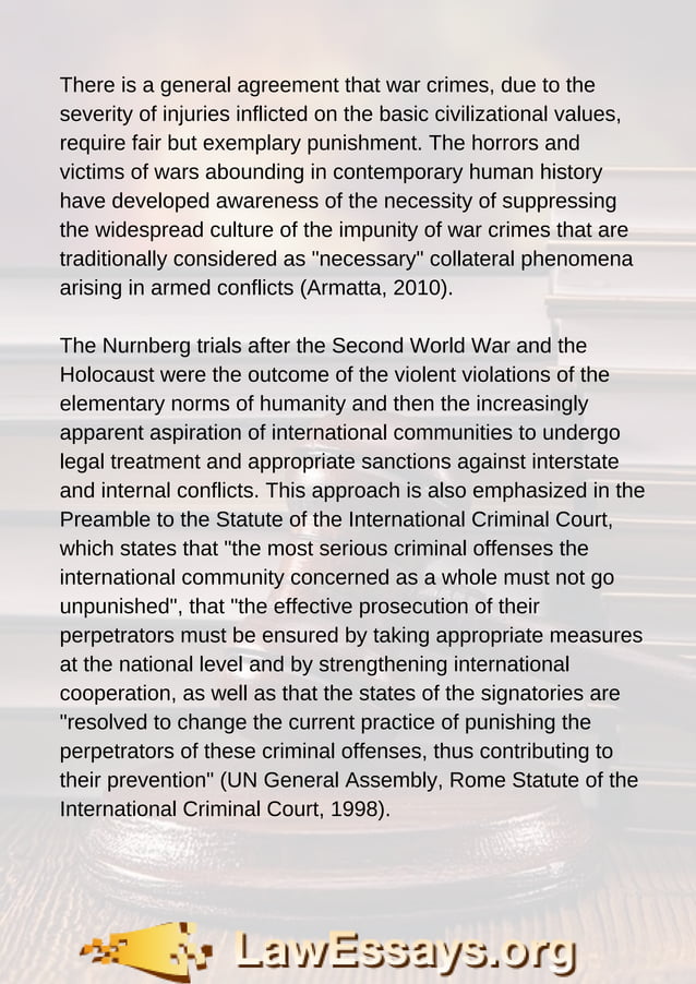 Criminal Law Essay Sample | PDF