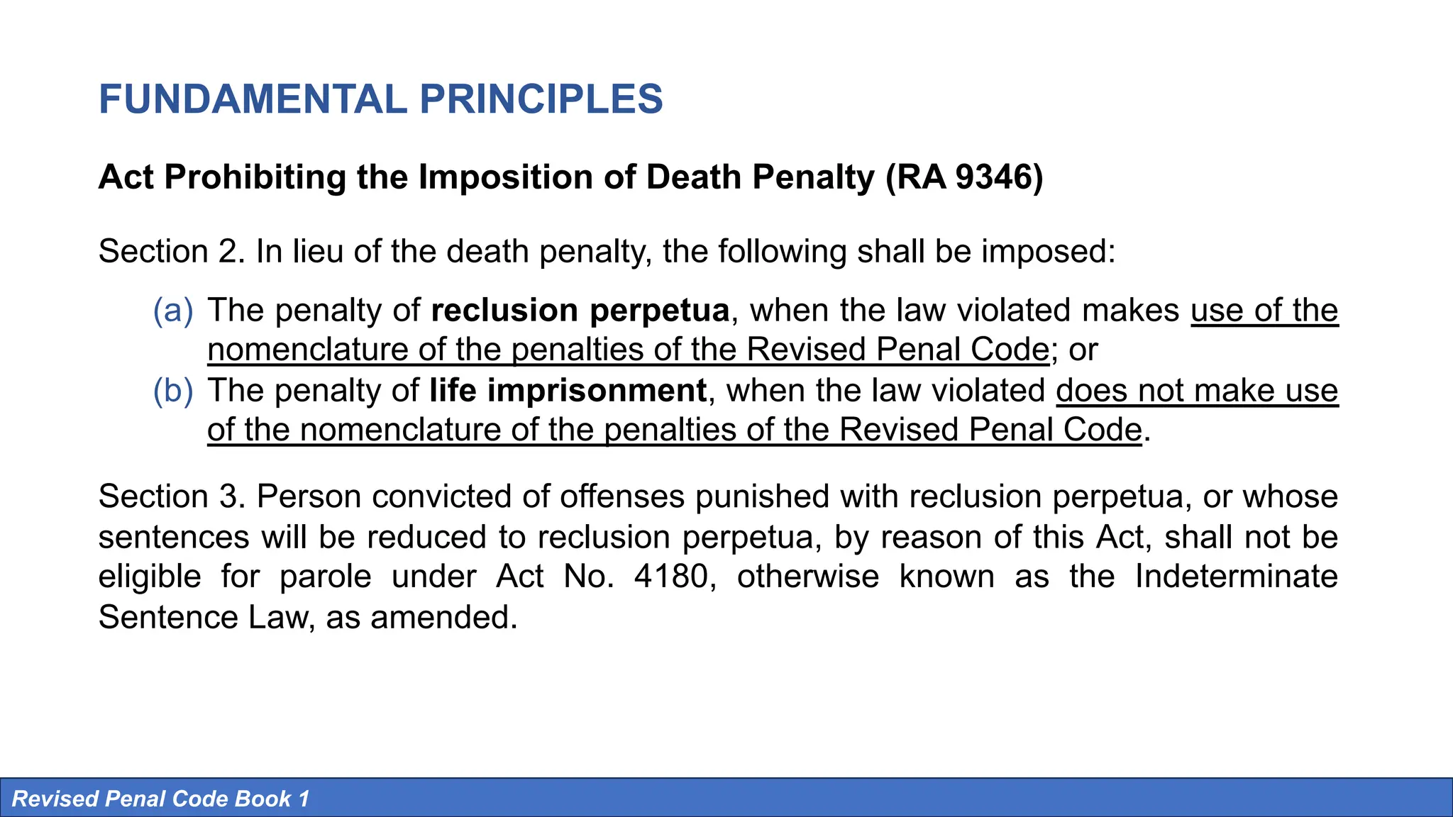 Criminal-Law book 1. base on the RPC OF THE PHILIPPINES | PDF