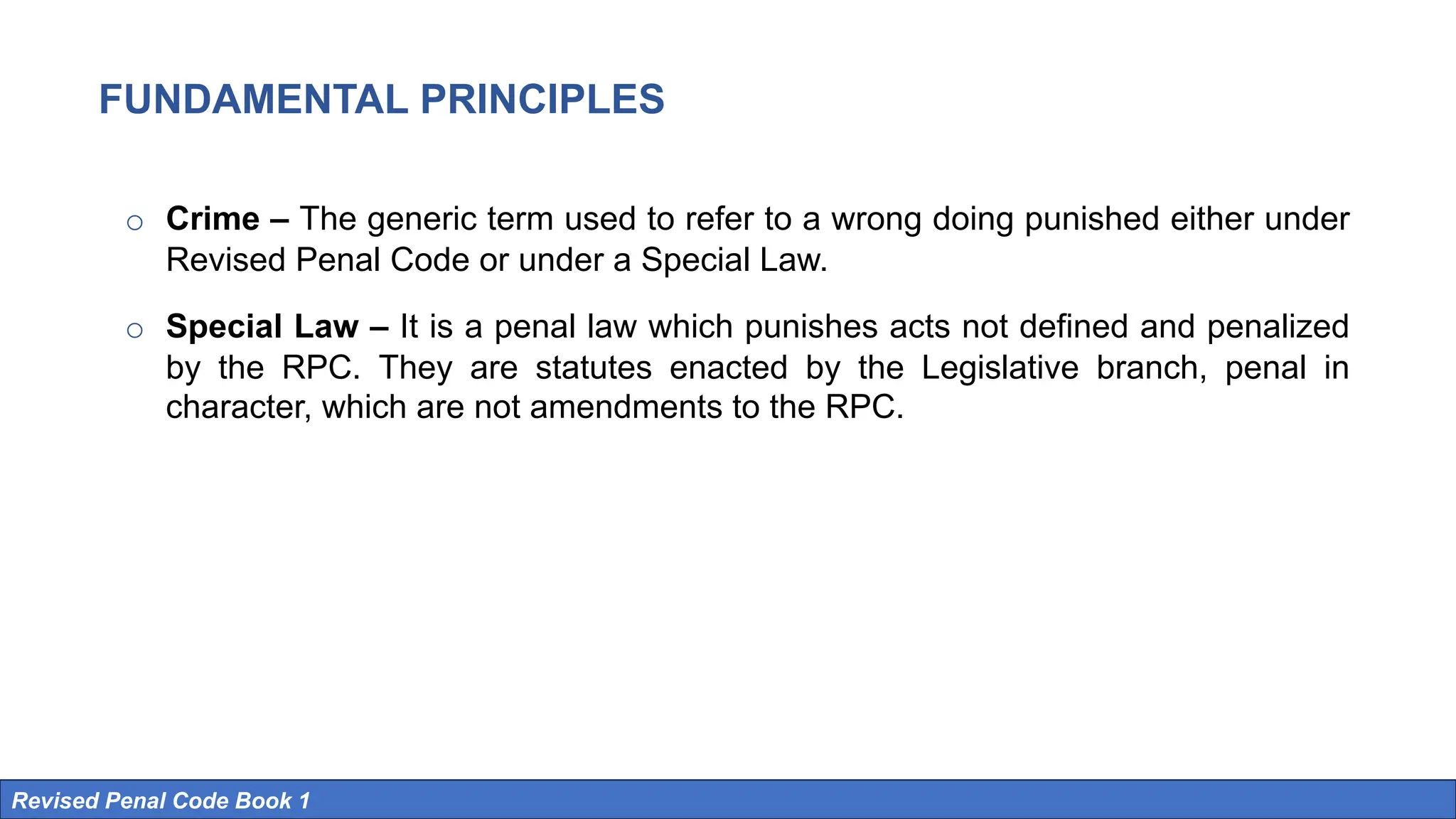 Criminal-Law book 1. base on the RPC OF THE PHILIPPINES | PDF