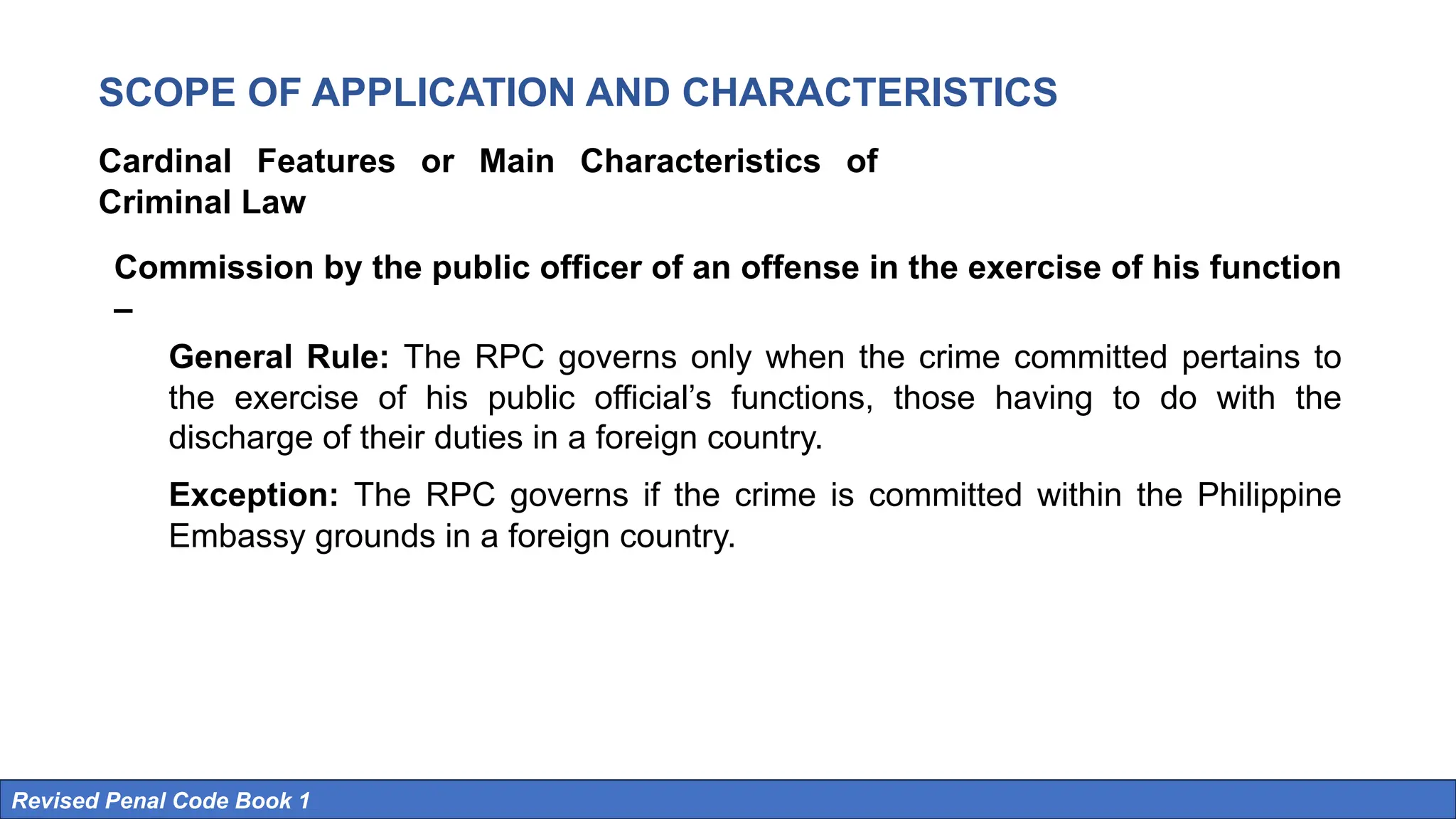 Criminal-Law book 1. base on the RPC OF THE PHILIPPINES | PDF