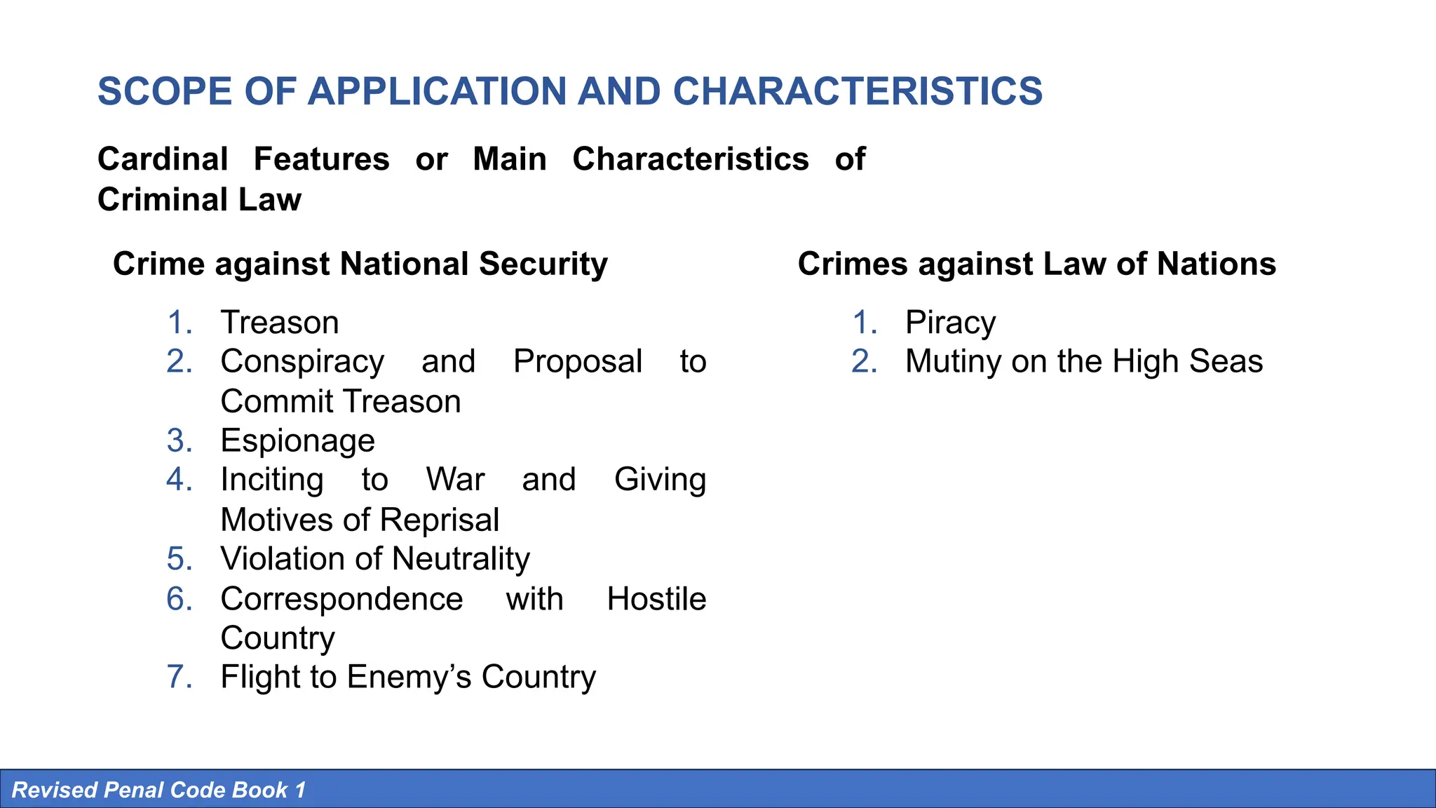 Criminal-Law book 1. base on the RPC OF THE PHILIPPINES | PDF
