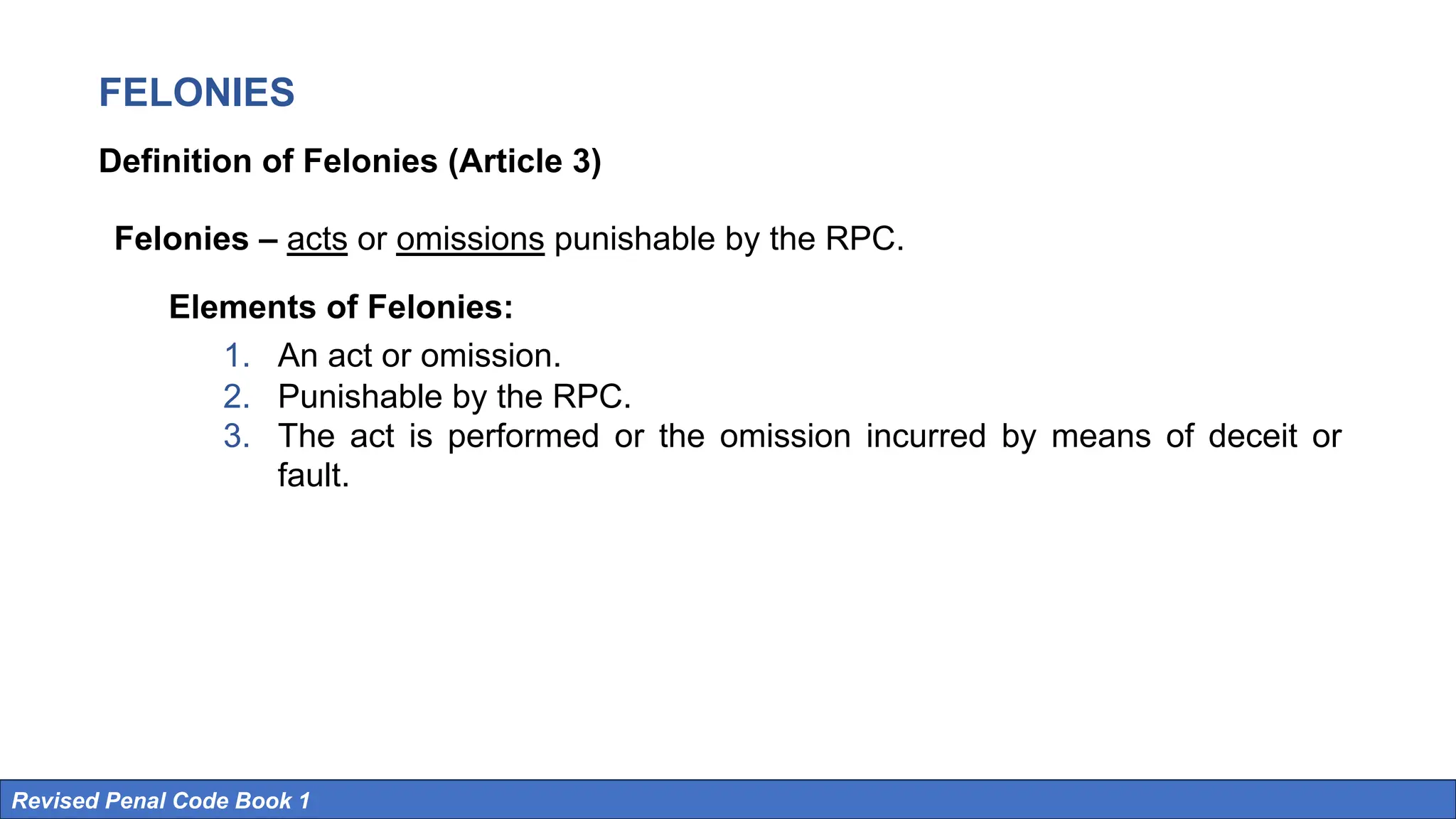 Criminal-Law book 1. base on the RPC OF THE PHILIPPINES | PDF