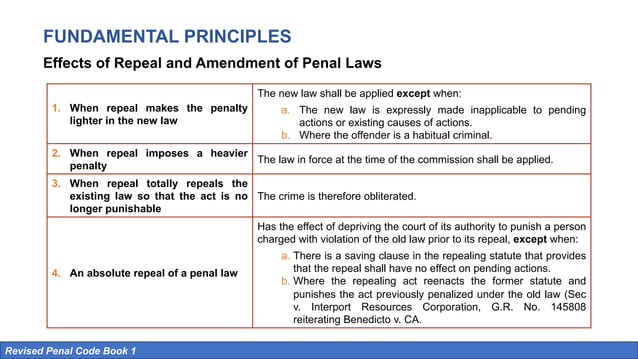 Criminal-Law book 1. base on the RPC OF THE PHILIPPINES | PDF | Law