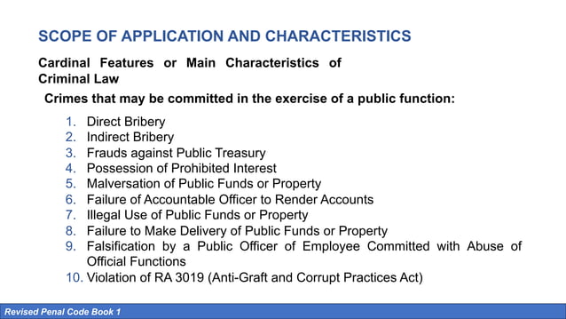 Criminal-Law book 1. base on the RPC OF THE PHILIPPINES | PDF | Law
