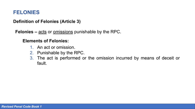 Criminal-Law book 1. base on the RPC OF THE PHILIPPINES | PDF | Law