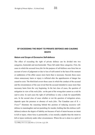 Criminal law-right-of-private-defence | DOC
