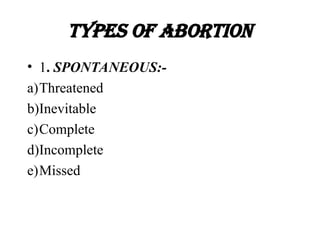 Criminal abortion pregnancy types of abortion.ppt