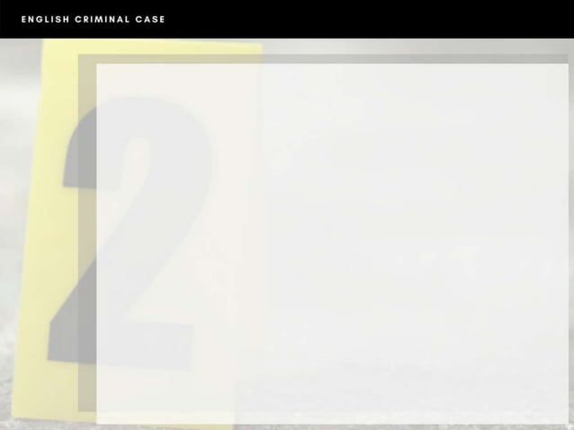 Criminal case study 2 | PPTX