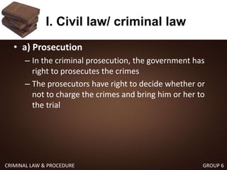 Criminal &civil law | PPT