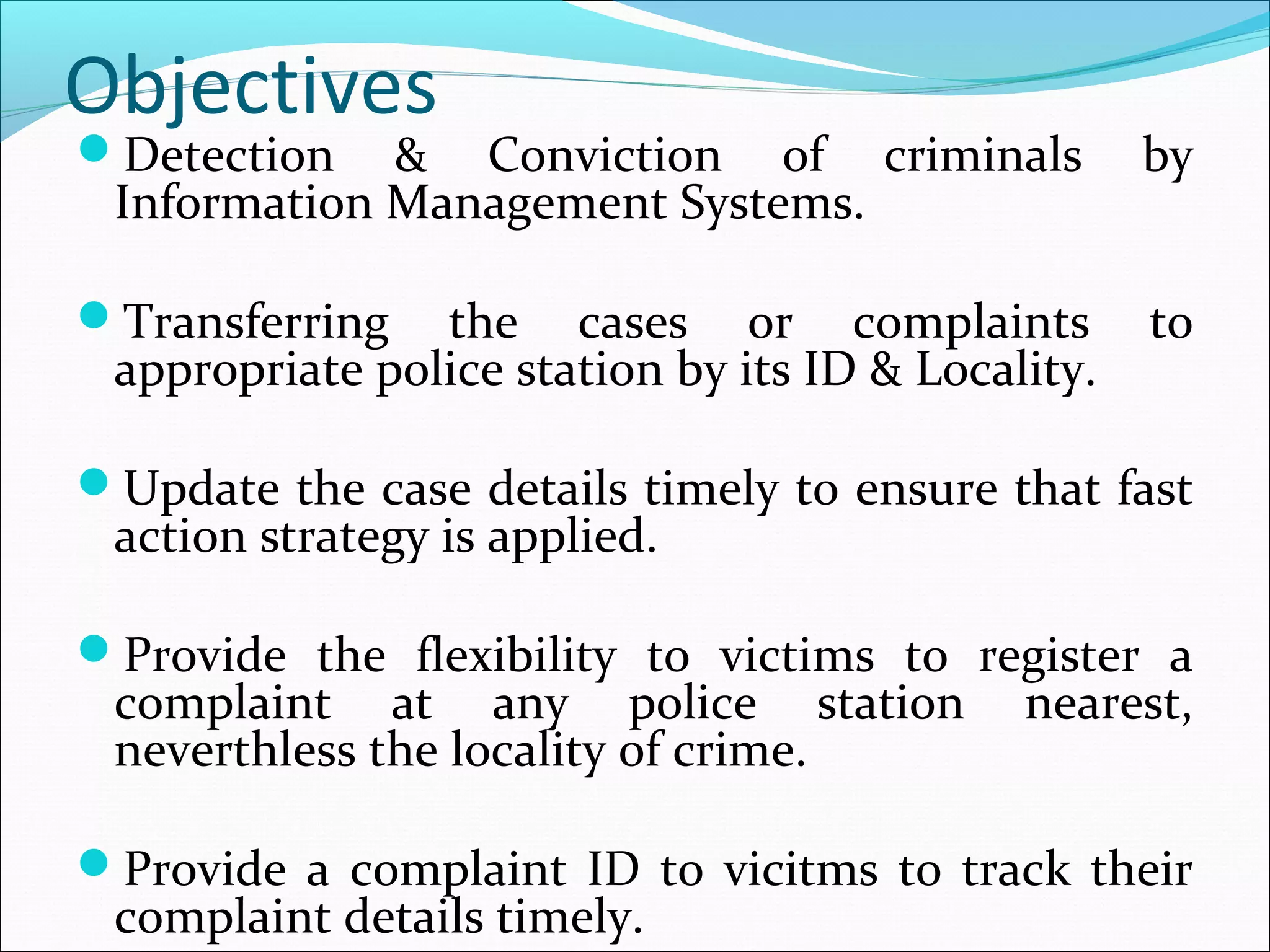 Criminal identification system | PPT