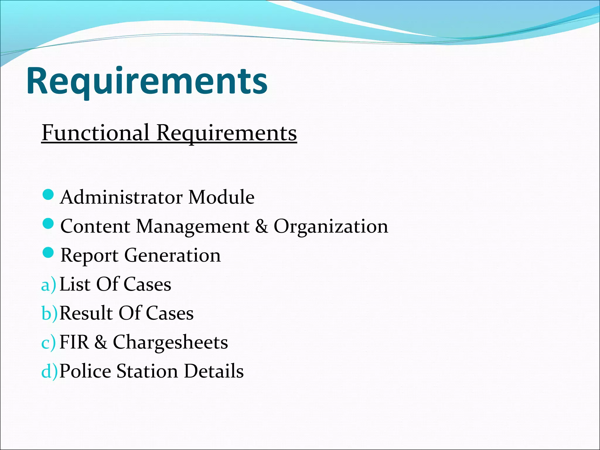 Criminal identification system | PPT