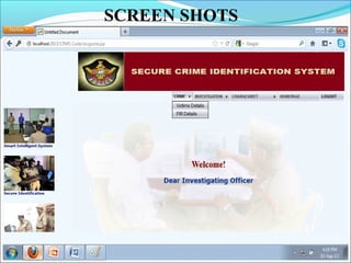 Criminal identification system | PPT