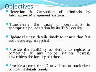 Criminal identification system | PPT