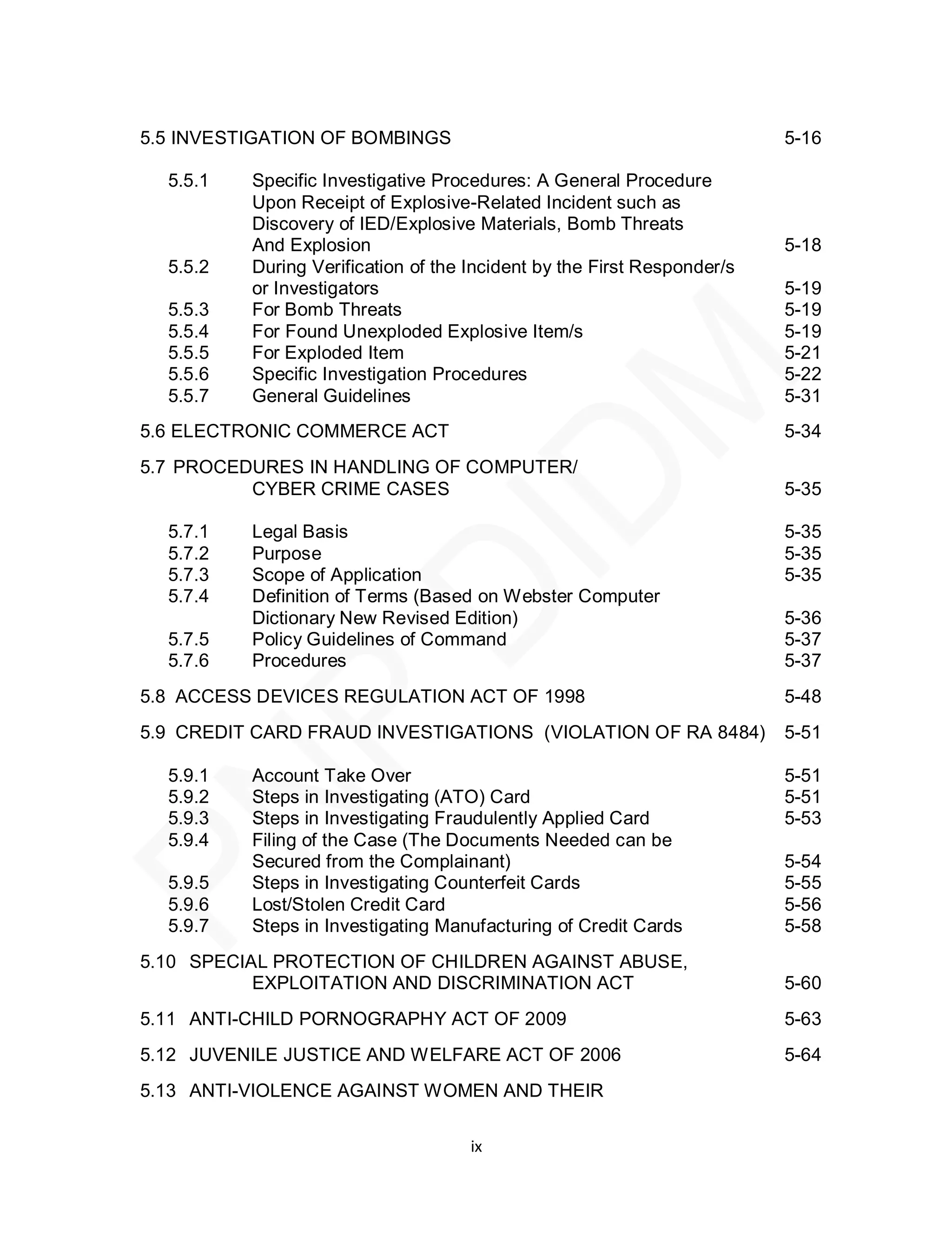 Criminal investigation manual | PDF