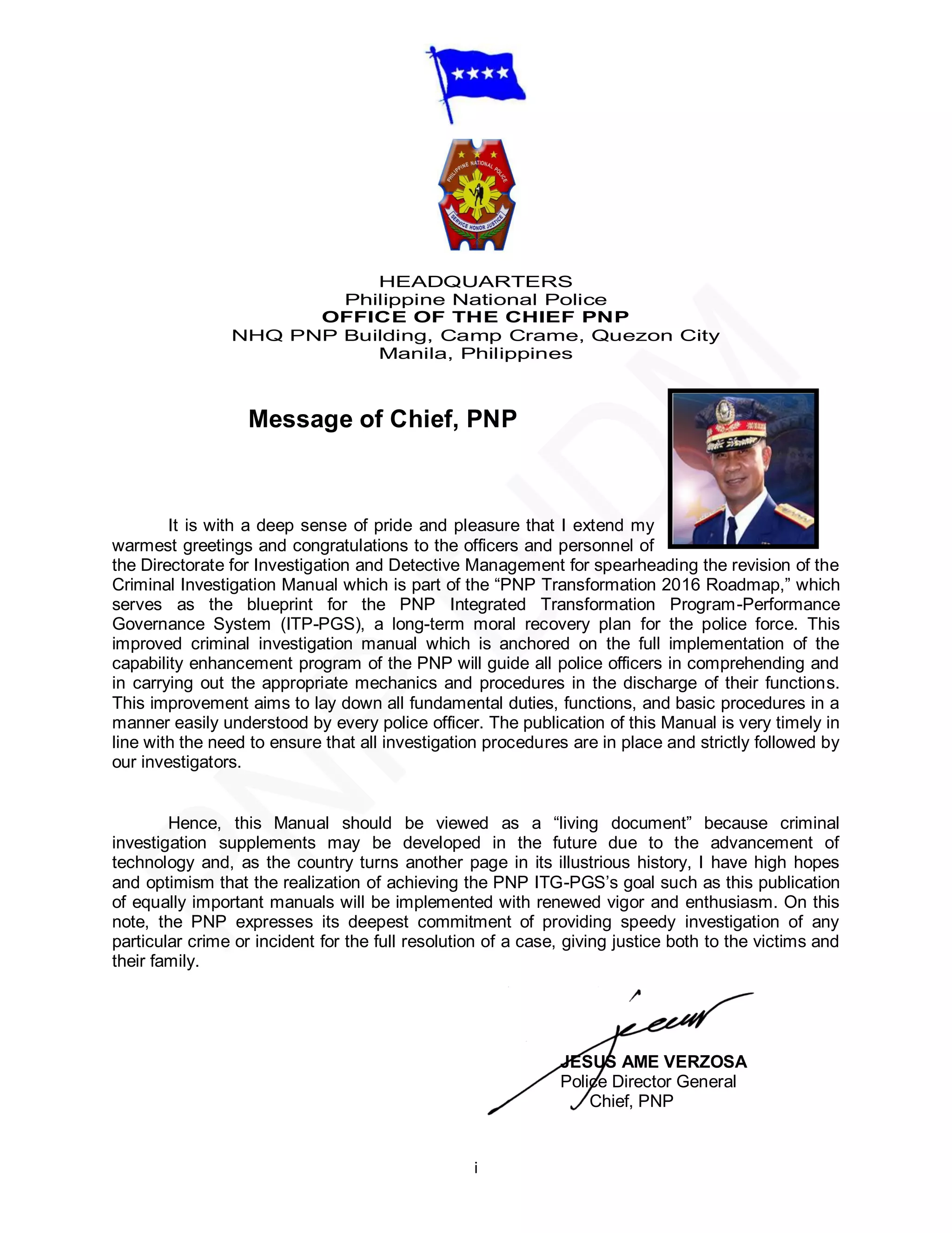 Criminal investigation manual | PDF