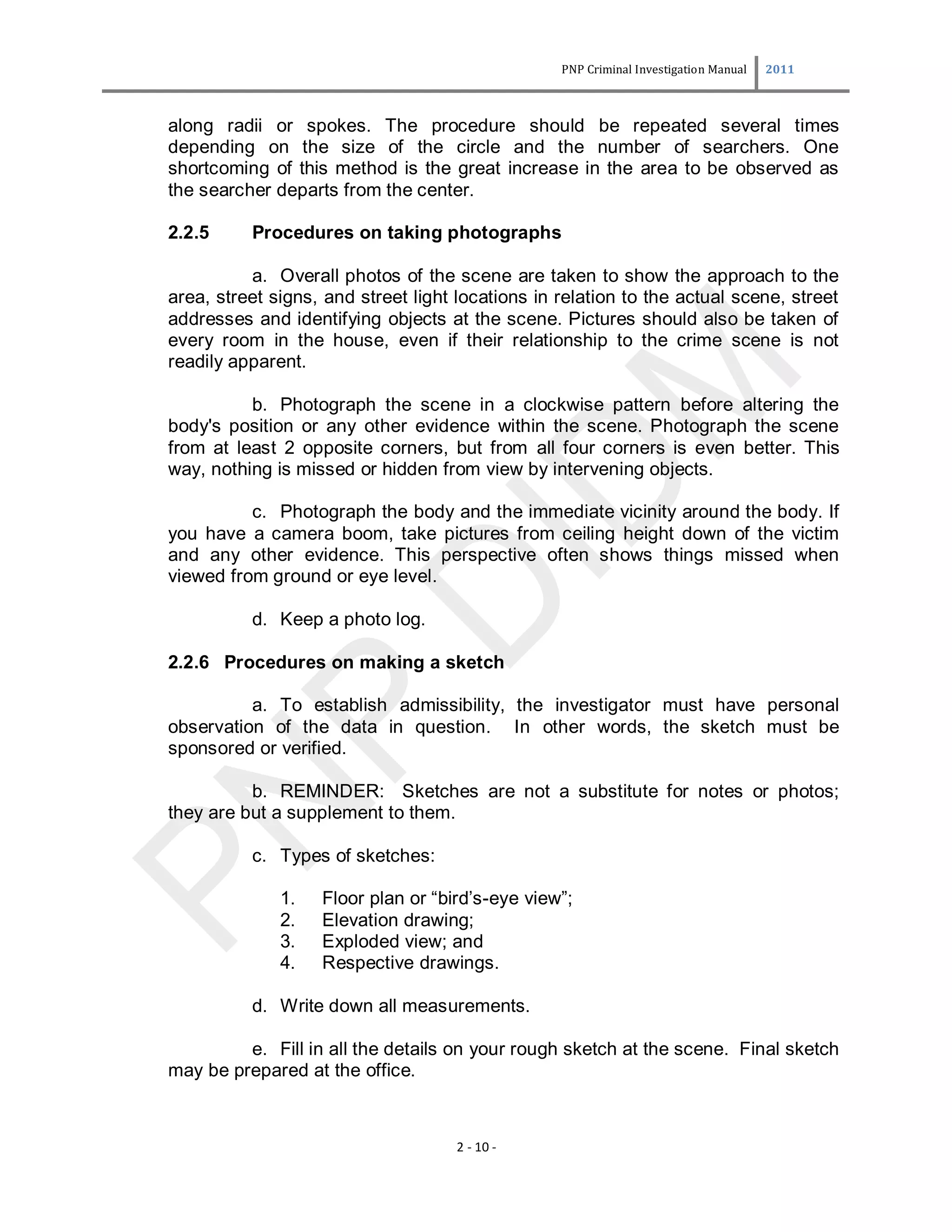 Criminal investigation manual | PDF