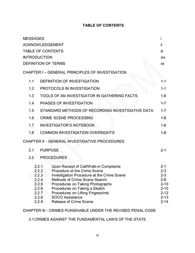 Criminal investigation manual | PDF