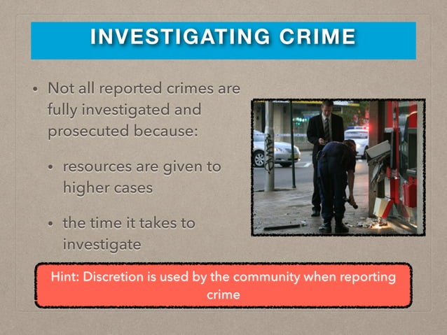 Criminal Investigation Process | PPT