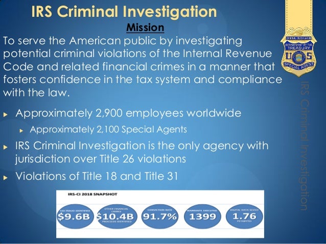 GTSC IRS Day 2019 - Criminal Investigations - Eric Hylton and Panel