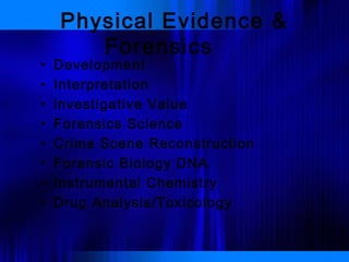 Criminal investigation | PPT