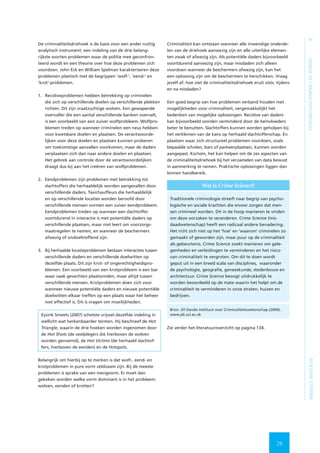 Criminaliteitsanalyse in 60 stappen | PDF