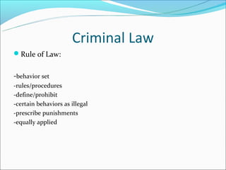 Criminal justice 101 ch 3 | PPT