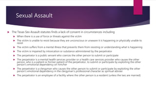Criminal justice and sexual offenses | PPT