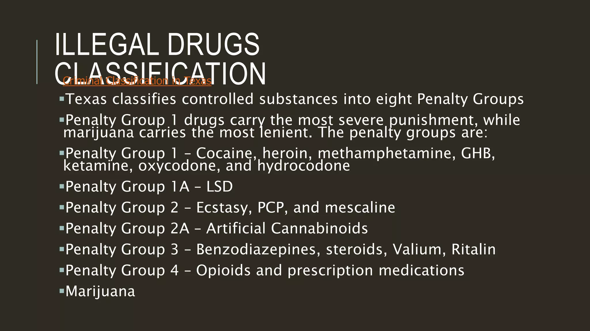 Criminal justice and drug offenses | PPTX