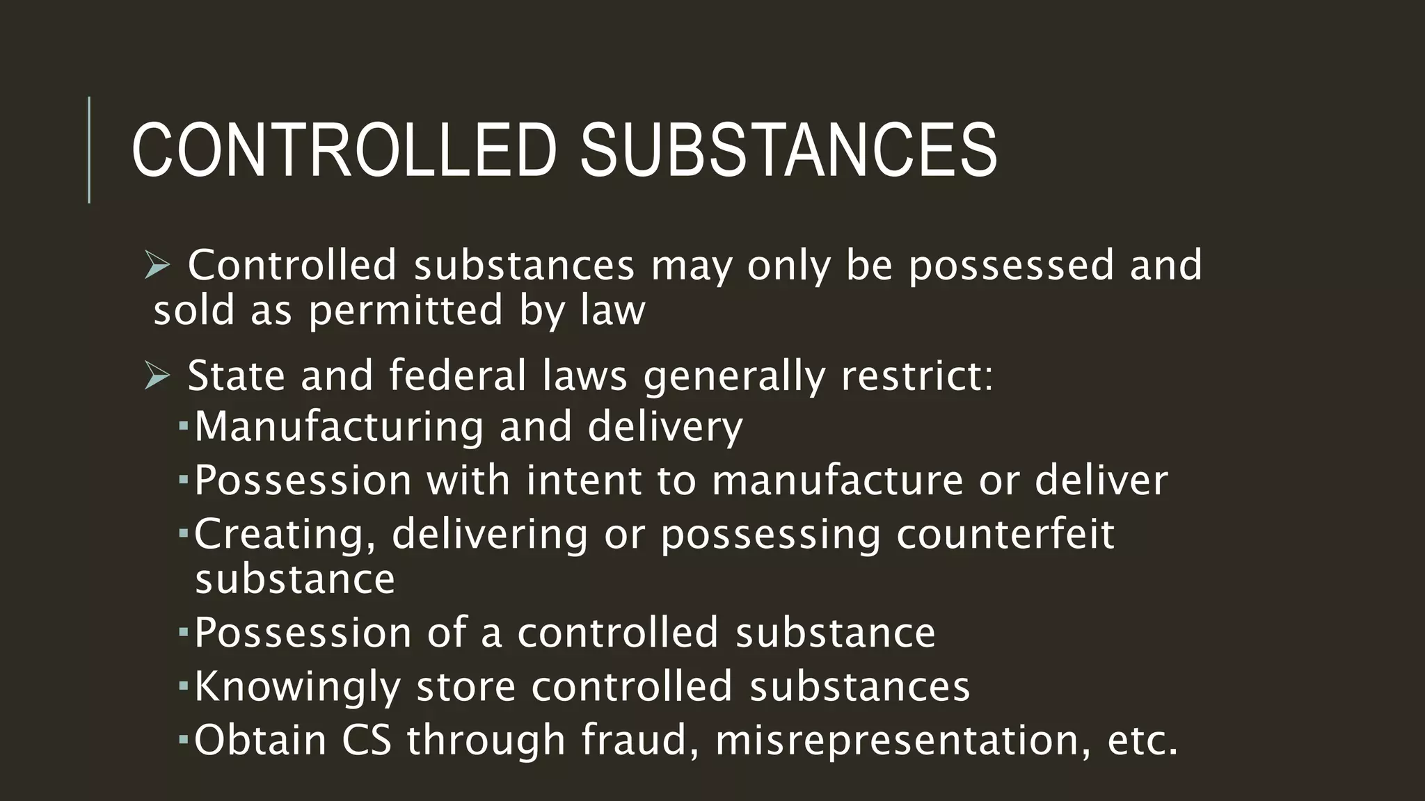 Criminal justice and drug offenses | PPTX
