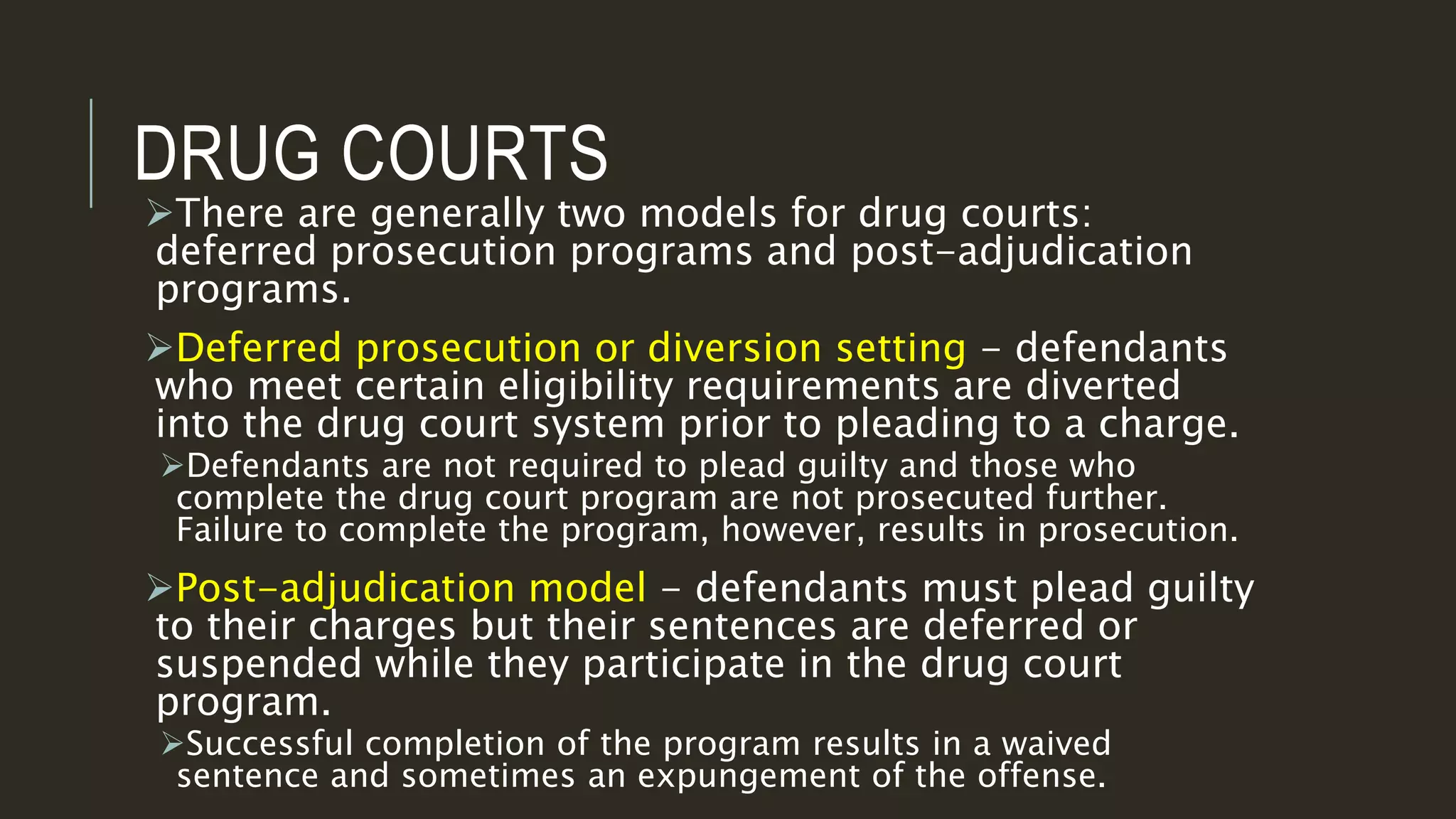Criminal justice and drug offenses | PPTX