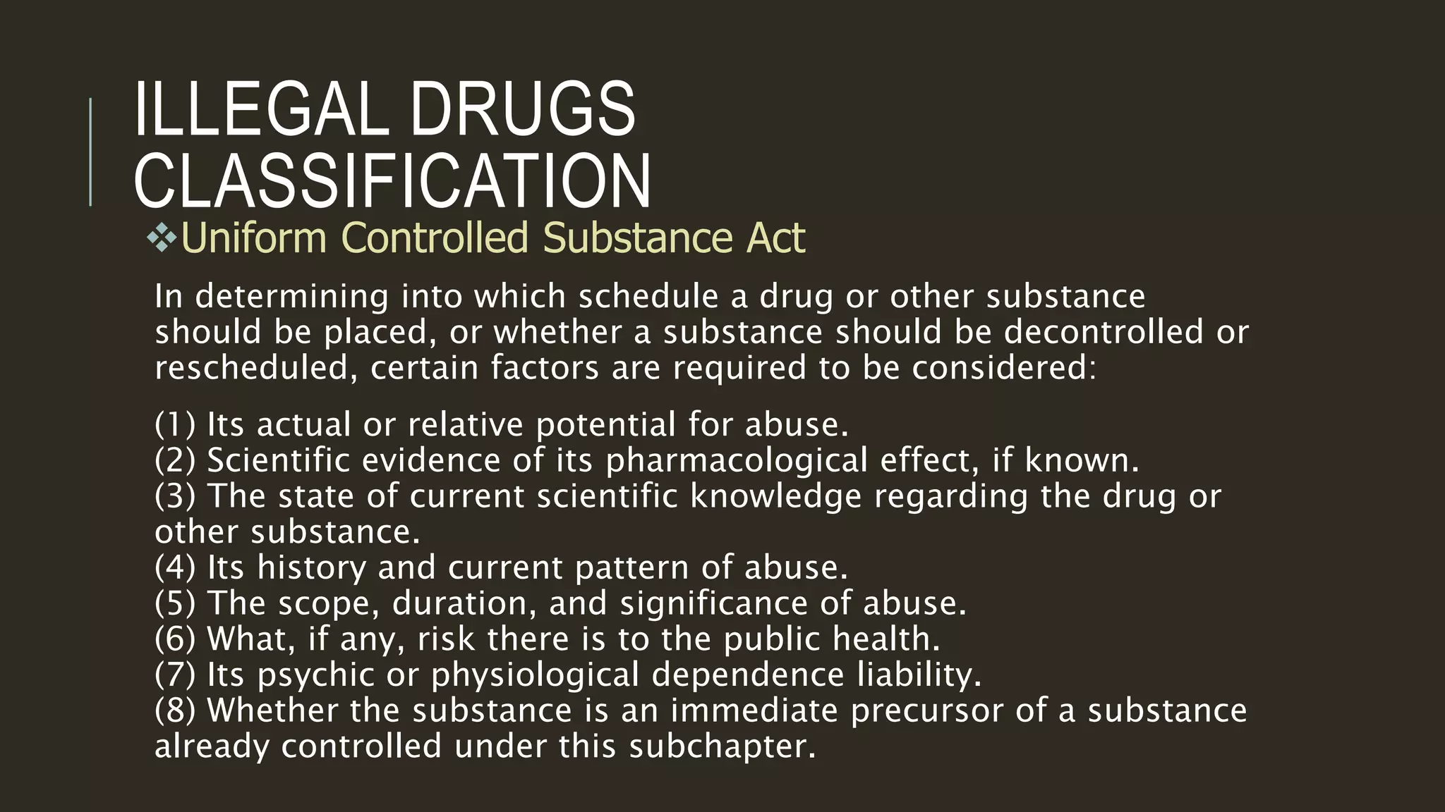 Criminal justice and drug offenses | PPTX