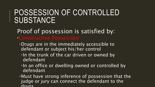 Criminal justice and drug offenses | PPTX